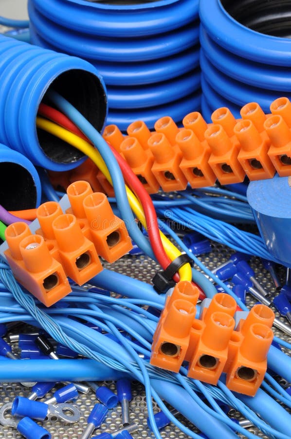 Cables and Electrical Component Stock Photo - Image of electricity ...