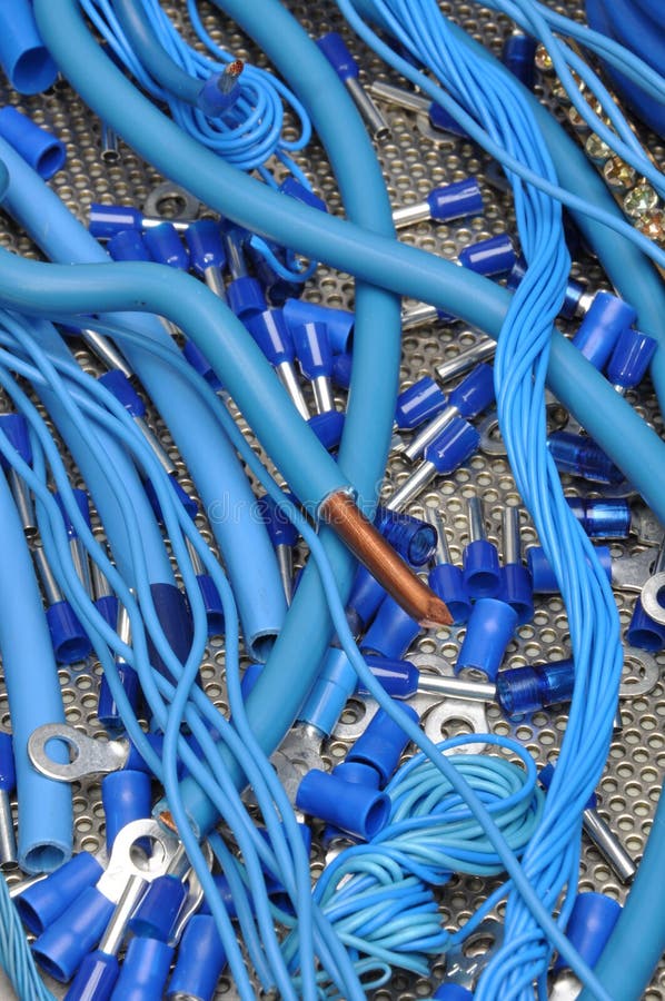 Cables and Electrical Component Stock Image - Image of cable, component ...