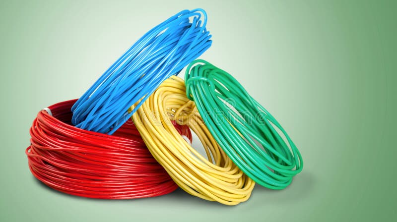Cables stock image. Image of spiral, rolled, cable, objects - 61559729