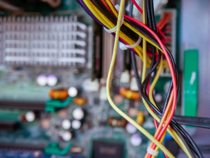 Opened Personal Computer , Visible Components Stock Photo - Image of ...