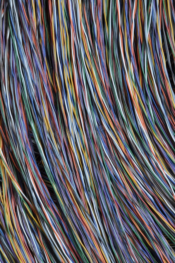 Cables Global Telecommunication Network Stock Image - Image of idea ...