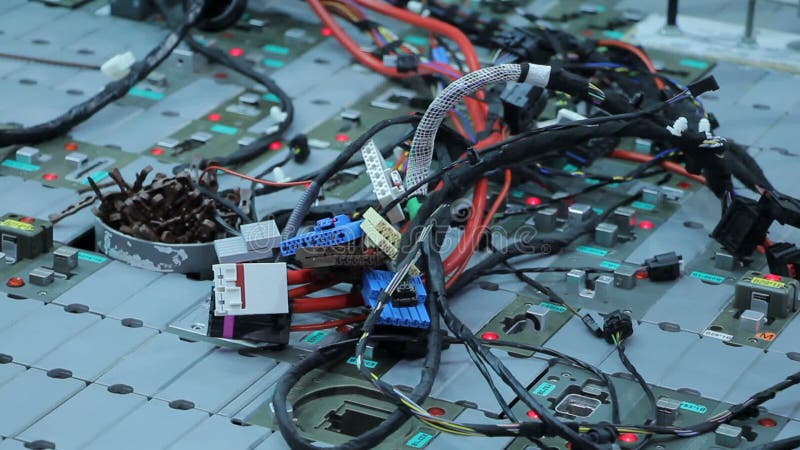 Cables on the Panel in the Automotive Industry are Ready for ...