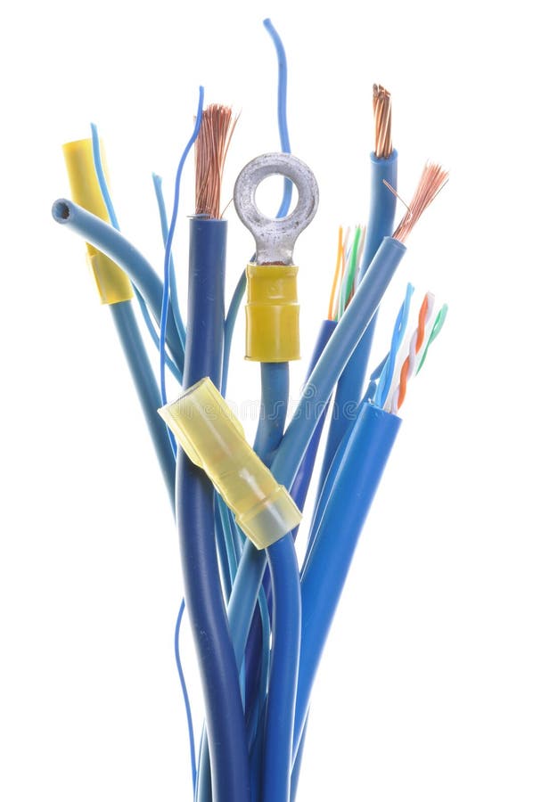 Electrical cable stock image. Image of copper, black - 27515055