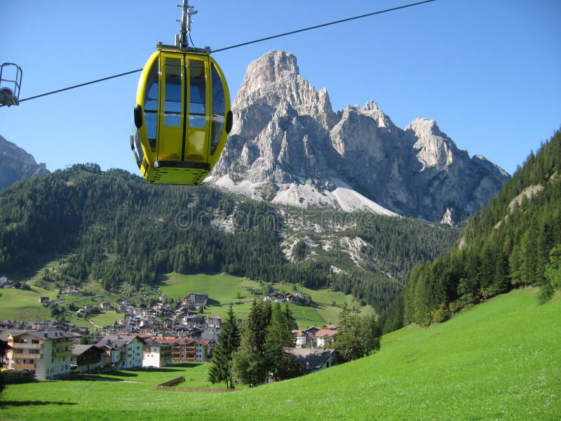 Cableway stock image. Image of home, hiking, city, hill - 11414221