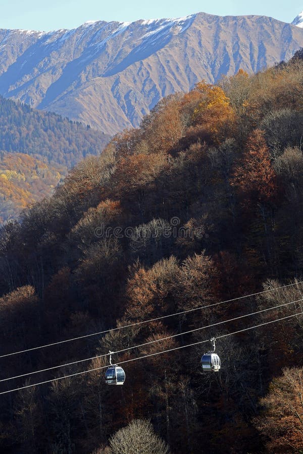 Cableway stock photo. Image of outdoors, destinations - 68572362