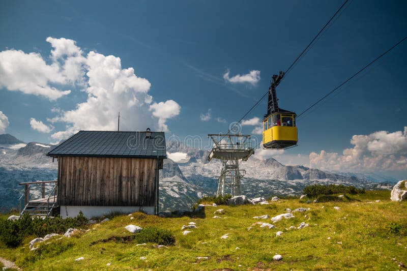 Cableway stock photo. Image of beautiful, cableway, resort - 130698328