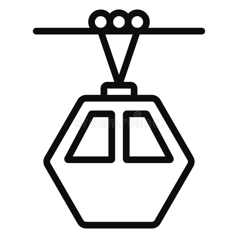Ropeway Isolated Vector Icon Which Can Be Easily Edit or Modified Stock ...