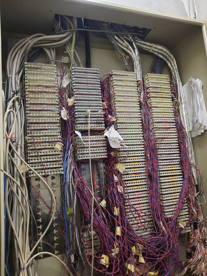 Cabling, Telephone, Phone Cabling, LSA, Routing Cable, Routing Stock ...