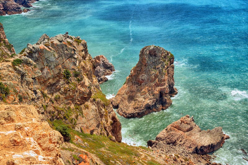 Cabo DA Roca (cap Roca), Portugal Photo stock - Image du portugal ...