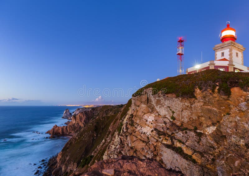 Cabo Da Roca Cape Roca - Portugal Stock Image - Image of portugal, rock ...