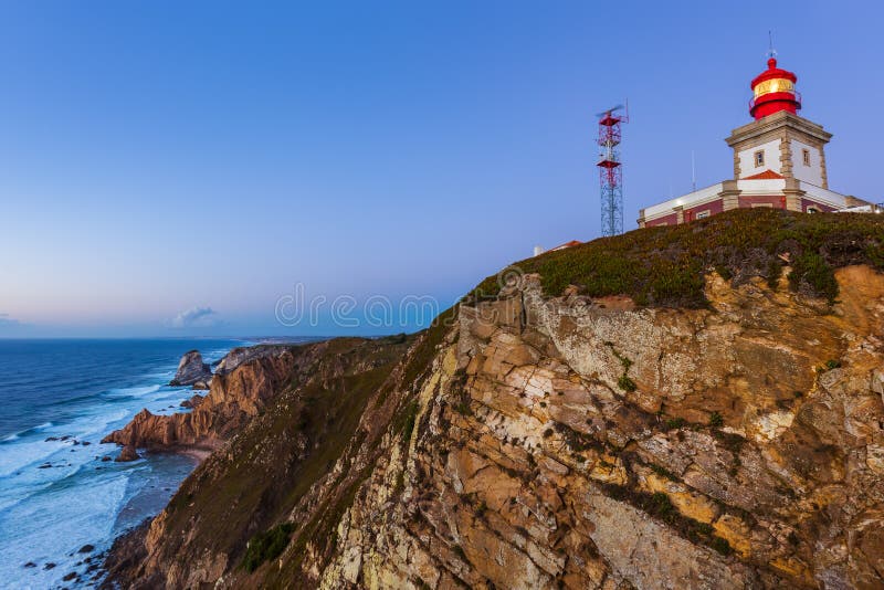 Cabo Da Roca Cape Roca - Portugal Stock Photo - Image of outdoor ...