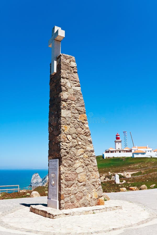 Cabo Da Roca (capo Roca) Sintra, Portogallo Fotografia Stock - Immagine ...
