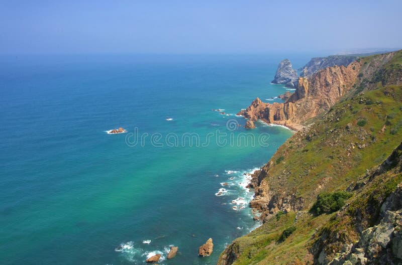 Cabo da Roca coast stock photo. Image of portugal, western - 35438146