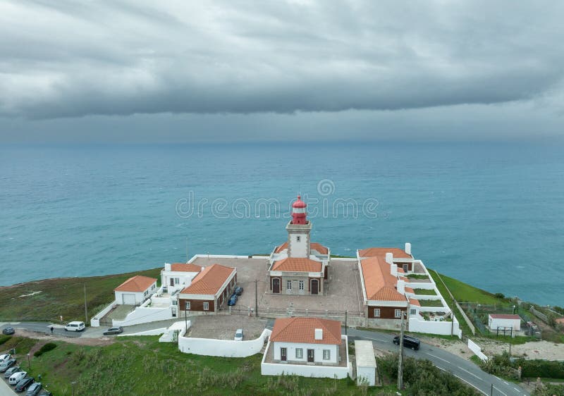 Cabo Da Roca Lighthouse. the Westernmost Point of Continental Europe ...