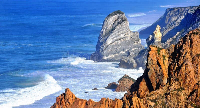 Cabo da Roca, Portugal stock photo. Image of landscape - 54311284