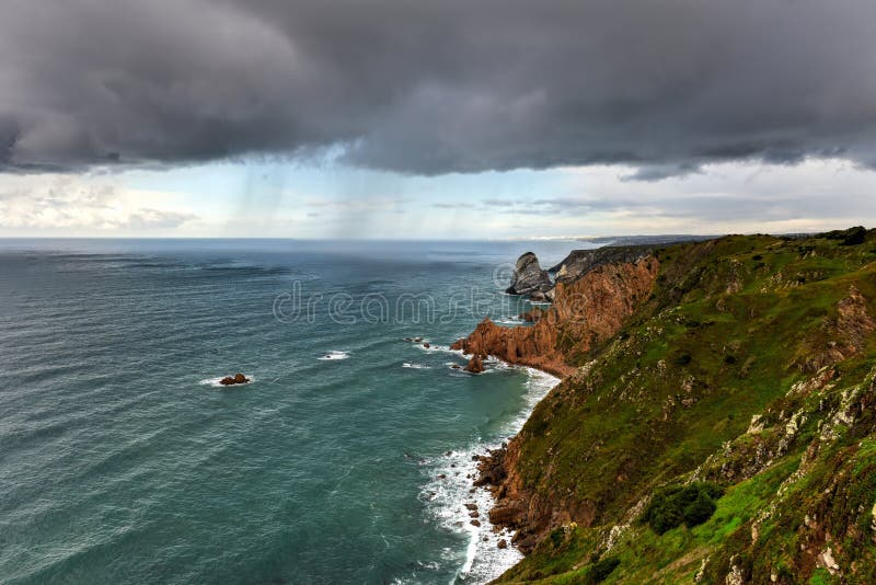Cabo da Roca - Portugal stock image. Image of sintra - 83682571