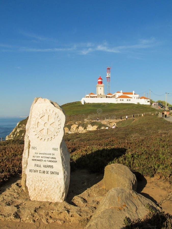 Cabo DA Roca - Sintra, Portugal Image stock éditorial - Image du ...
