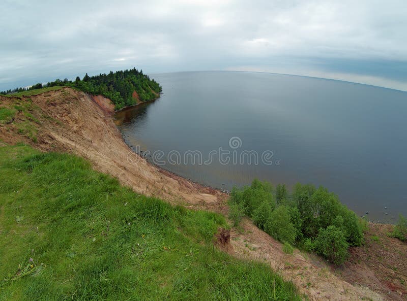 Cabo De Andoma En El Lago Onega, Rusia Imagen de archivo - Imagen de ...