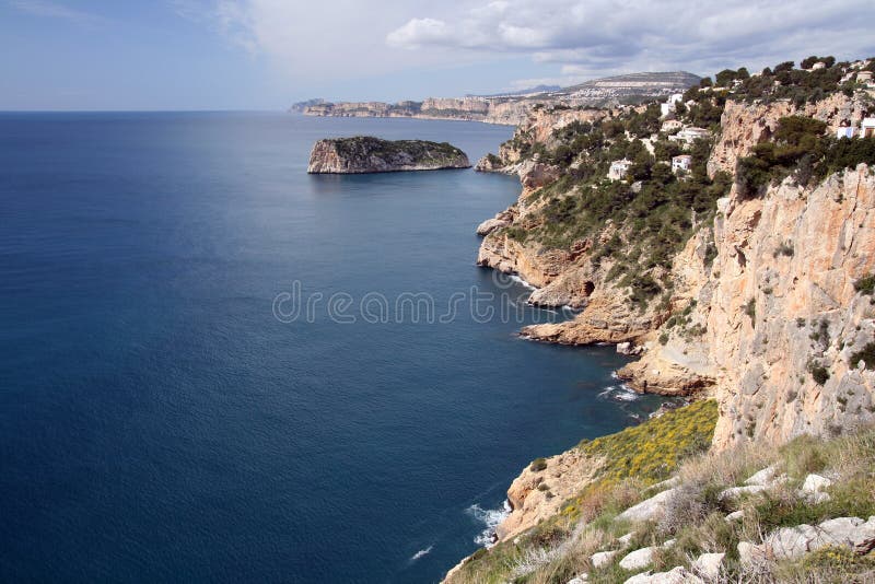 Cabo de La Nao stock image. Image of fall, landscape - 13714437