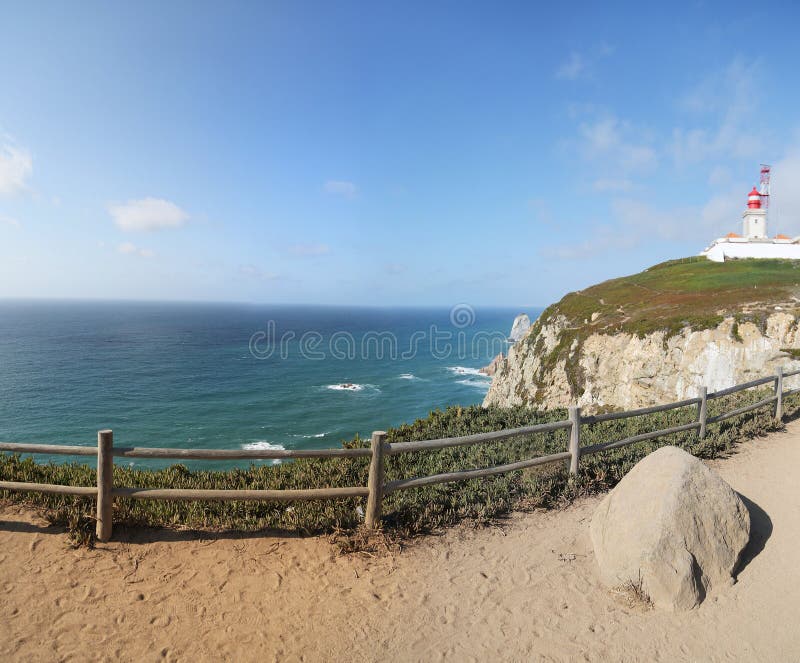 Cabo de Roca in Portugal stock image. Image of mediterranean - 37245967