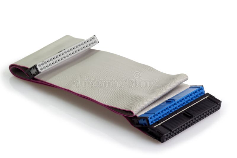 Cabos Sata e Ide imagem de stock. Imagem de branco, conector - 332019