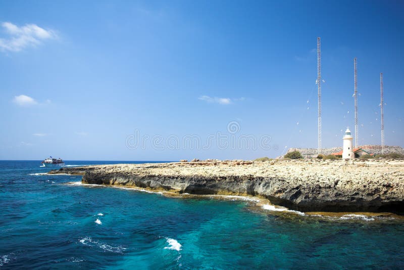 Cabo Greco O Cavo Greco, Agia Napa Foto de archivo - Imagen de ...