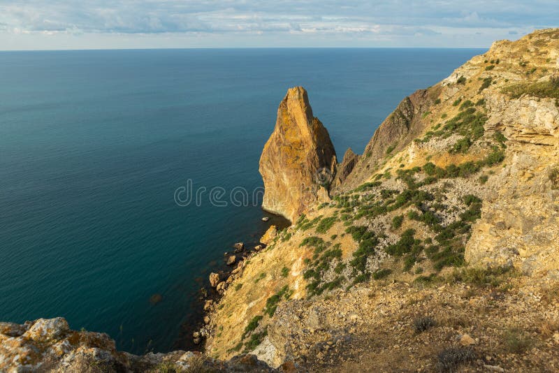 Cabo hermoso Fiolent foto de archivo. Imagen de ortodoxo - 73210216