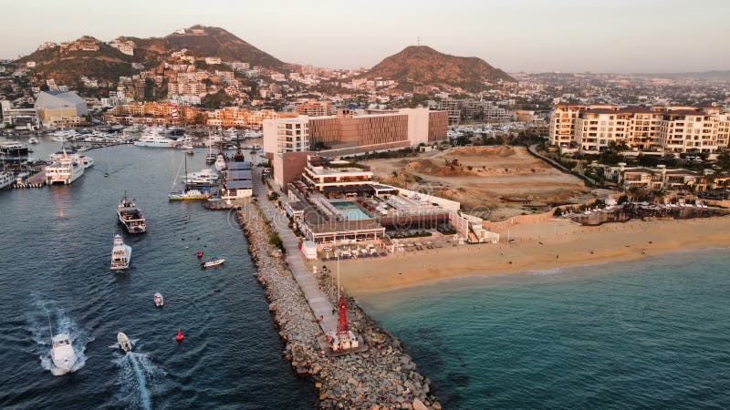 Cabo hotels stock photo. Image of marina, cabo, hotels - 259623188