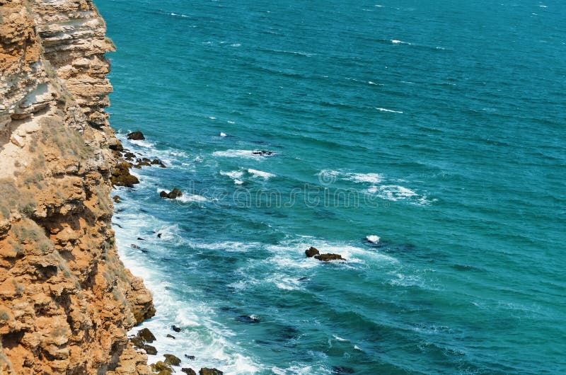 Cabo Kaliakra foto de archivo. Imagen de lago, rocoso - 33510134