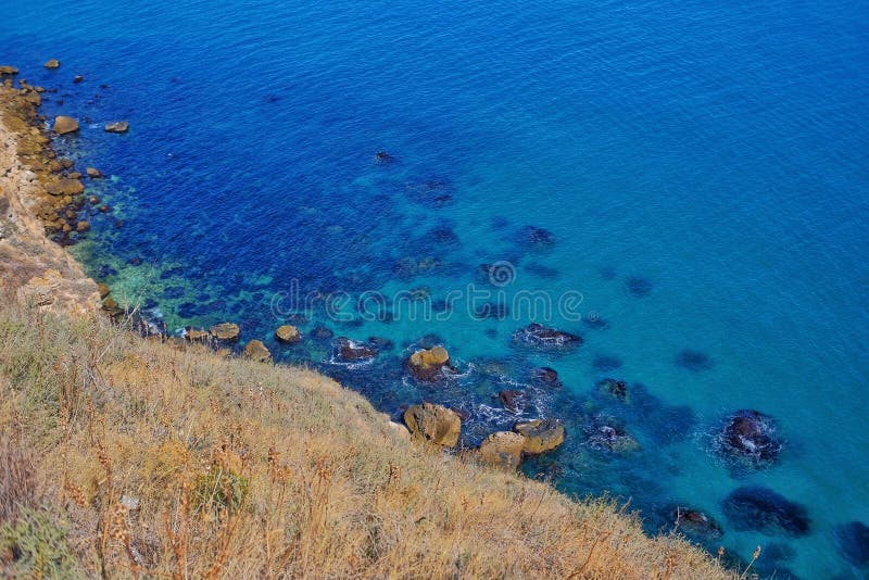 Cabo Kaliakra, Bulgaria imagen de archivo. Imagen de paisaje - 160230121