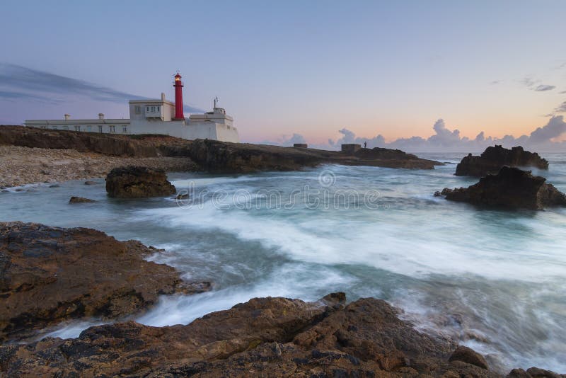 Cabo raso lighthouse stock image. Image of cabo, lighthouse - 121302369