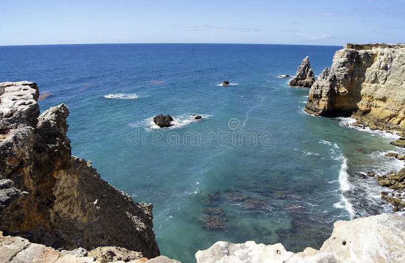 Cabo Rojo, Coast of Ponce, Puerto Rico Stock Photo - Image of colorful ...