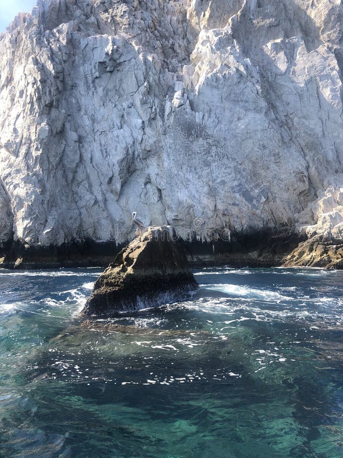 Cabo San Lucas Ocean Rocks and Waves Stock Photo - Image of boating ...