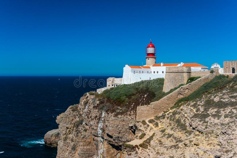 Cabo St Vincent Em Portugal Do Sul Imagem de Stock - Imagem de litoral ...