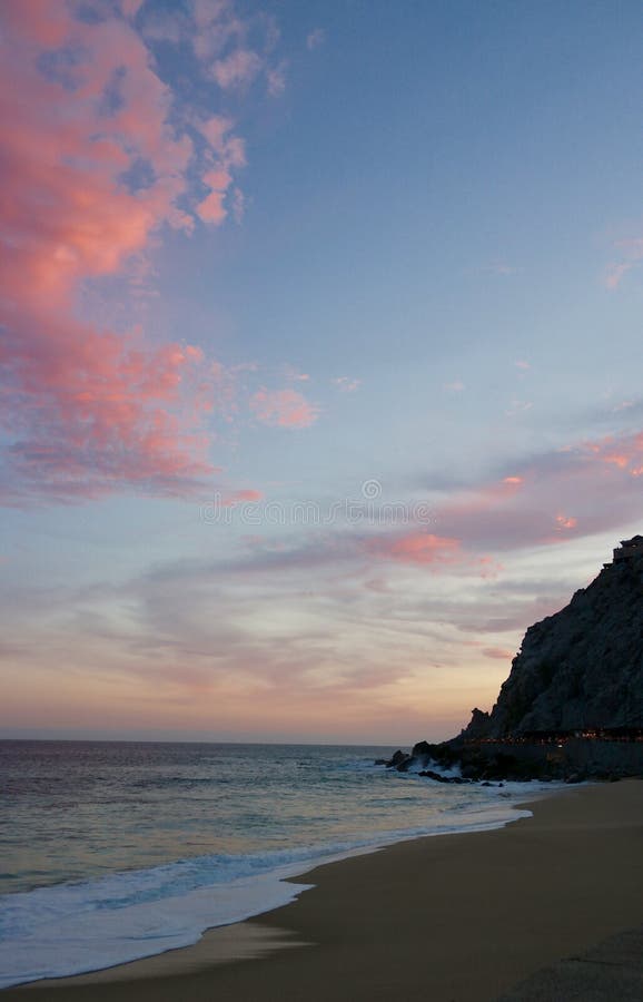 Cabo Sunset stock image. Image of cabo, ocean, sunset - 99155515