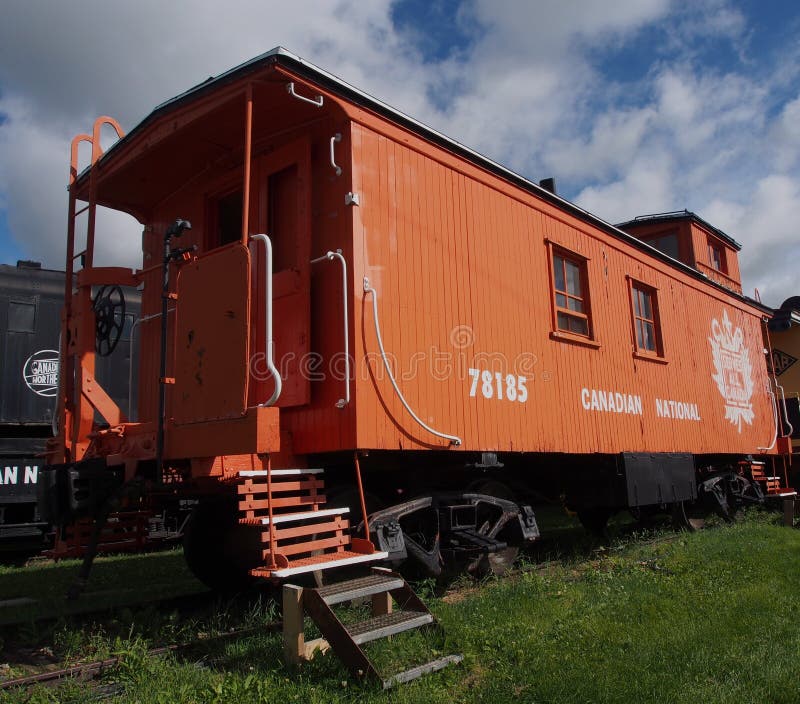 Caboose at the Alberta Railway Museum Editorial Photography - Image of ...