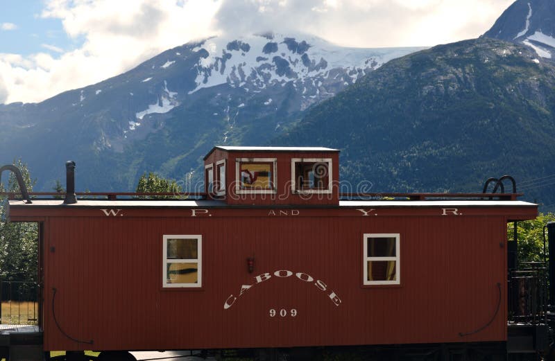 A Caboose stock photo. Image of alaska, background, alaskan - 60341508