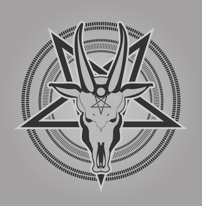 Símbolo la cabra ilustración del vector. Ilustración de feliz - 33148747