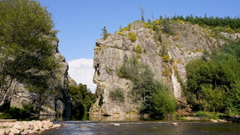 Cabril do Rio Ceira Gorge stock photo. Image of serpins - 278970456