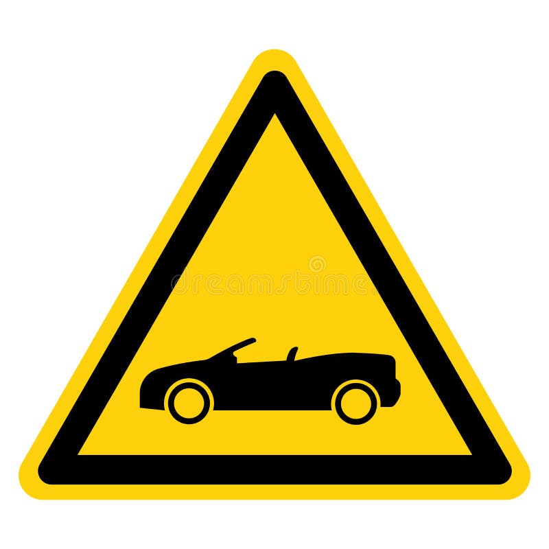 Cabrio Symbol Sign,Vector Illustration, Isolate on White Background ...