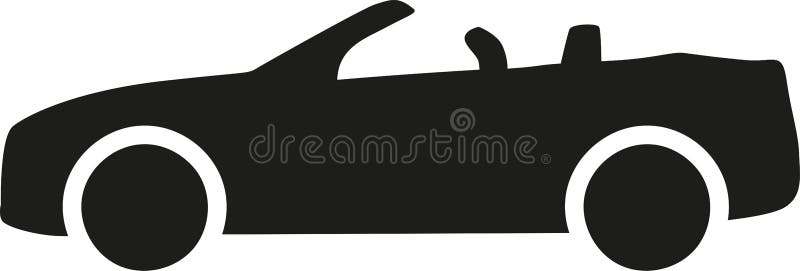 Cabriolet Icon vector stock vector. Illustration of cabriolet - 107158533