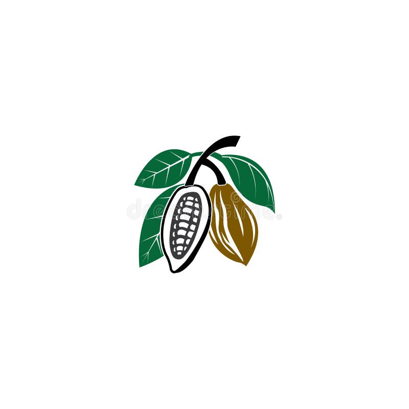 Cacao, Cocoa Logo Vector Icon Stock Vector - Illustration of chocolate ...