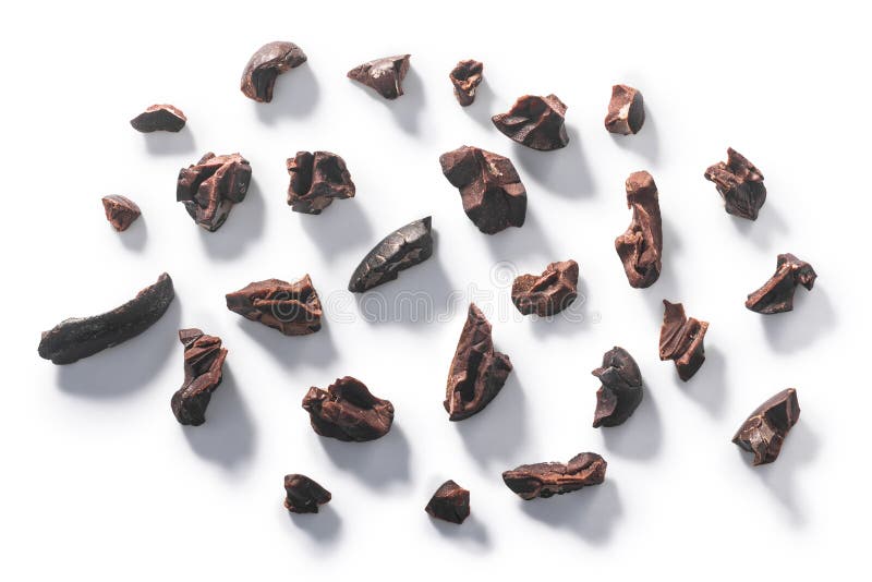 Cacao Nibs Broken Beans, Paths, Top Stock Photo - Image of cocoa ...