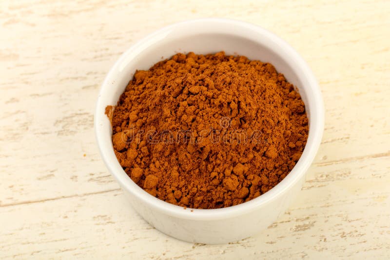 Cacaopoeder stock afbeelding. Image of textuur, koken - 112077815
