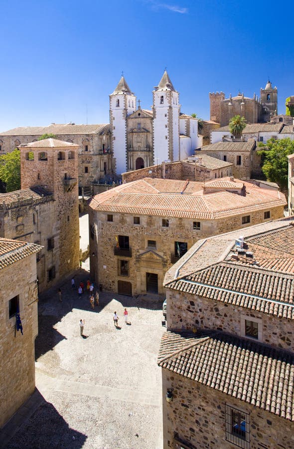 Caceres stock image. Image of caceres, city, exteriors - 12430725