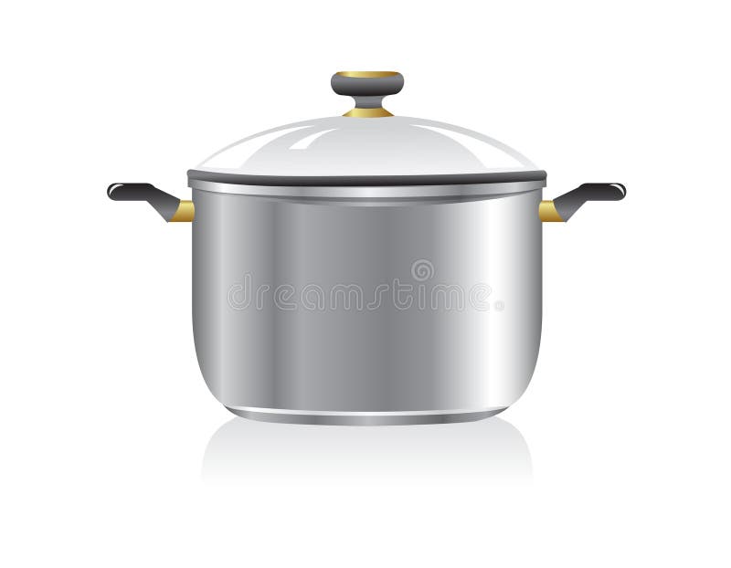 Cacerola ilustración del vector. Ilustración de utensilio - 11457036
