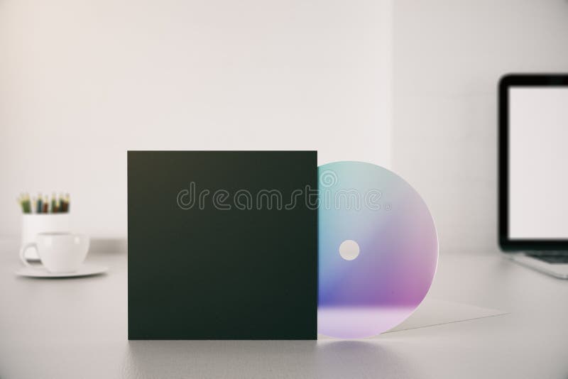 Cache cd vide illustration stock. Illustration du information - 75555471