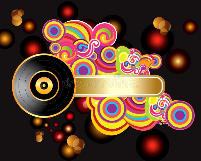 Cache musical illustration de vecteur. Illustration du fond - 9534719