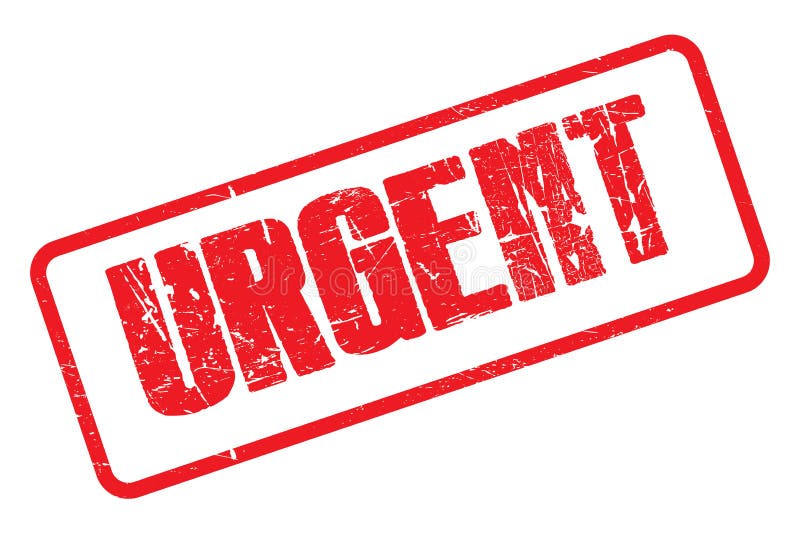 Cachet De Firme Urgent Rouge Illustration de Vecteur - Illustration du ...