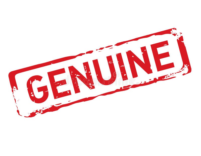 Cachet Rouge Authentique. Illustration Vectorielle Illustration de ...